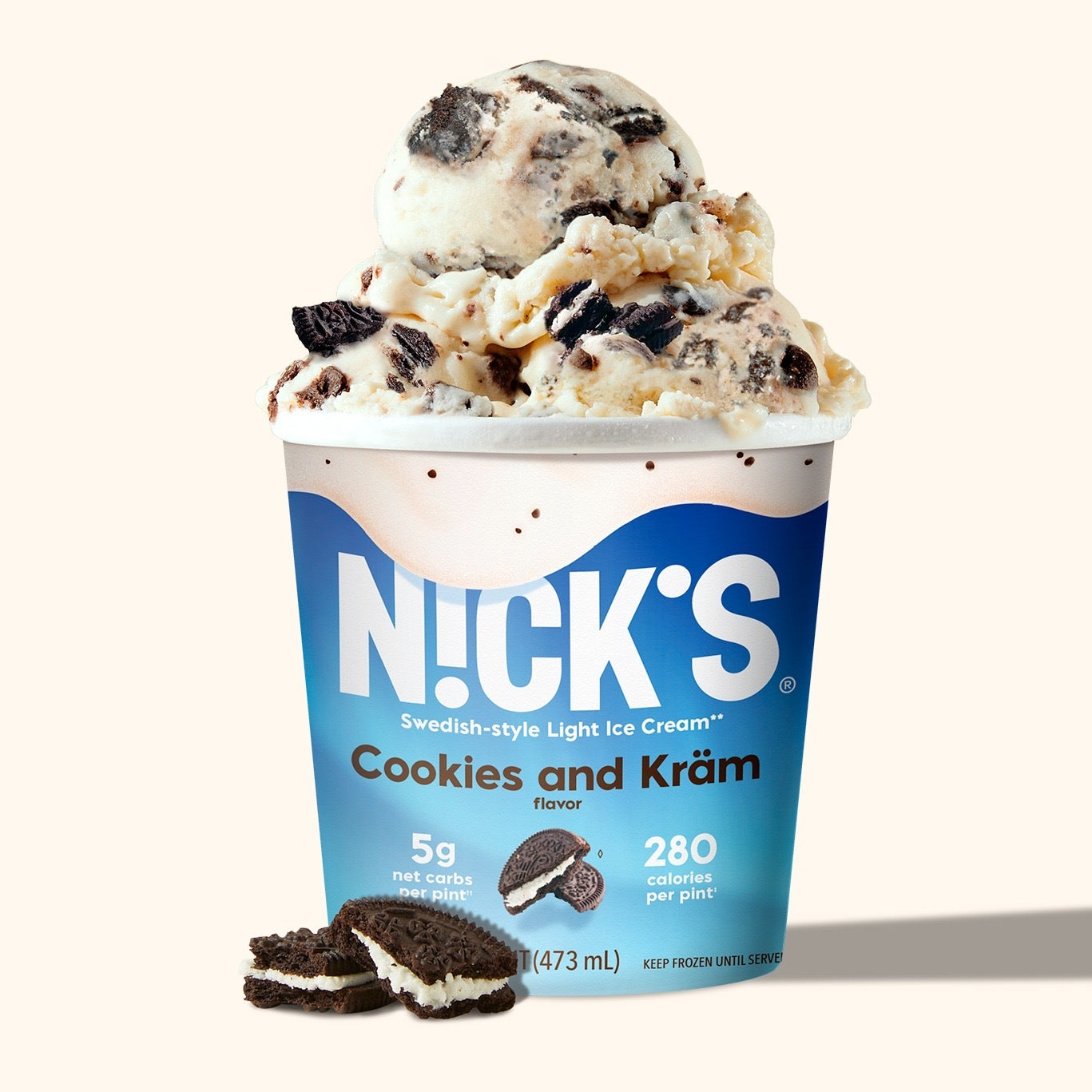 Cookies and Kräm - Swedish-style Light Ice Cream | Nick’s – N!CK'S