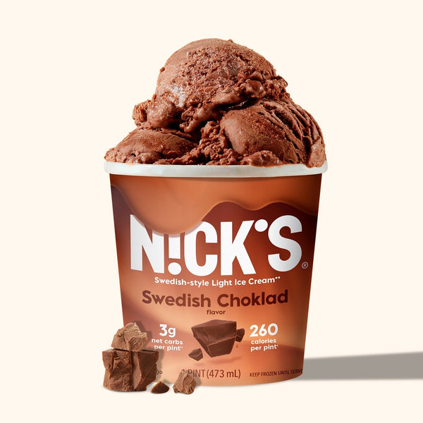 Swedish Choklad - Swedish-style Light Ice Cream | Nick’s – N!CK'S