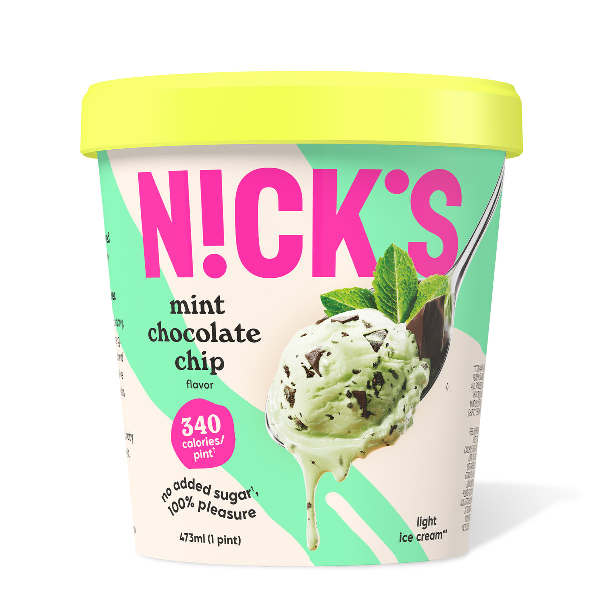 Mint Chokladchip - Swedish-style Light Ice Cream | Nick’s – N!CK'S